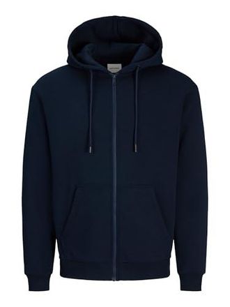 Jack & Jones Jjebradley Sweat &Agrave; Capuche Zipp&eacute; Noos Homme Veste Sweat-Shirt, Navy Blazer, M