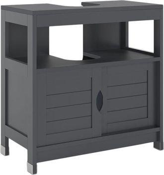 Vicco Waschbeckenunterschrank Vilda, Grau, 60 x 60 cm, Vicco