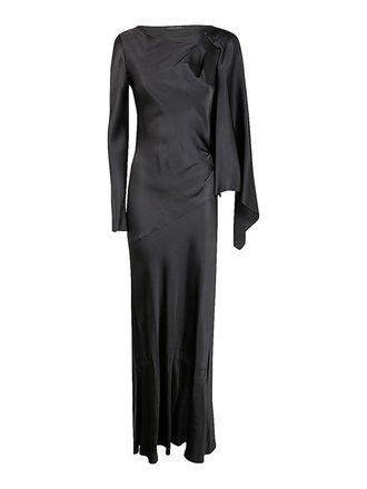 Alberta Ferretti Maxi Robe - Gris