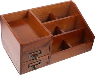 Cabilock Schreibtisch Organizer F&auml;cher Aufbewahrungsbeh&auml;lter F&uuml;r Kosmetik Schmuck B&uuml;ro Zubeh&ouml;r