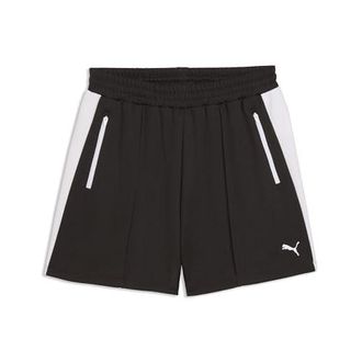 Puma Short &agrave; Nervures 10 cm T7 Femme XS, Black