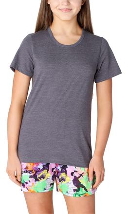 Merry Style Damen Schlafanzug Zweiteiler Pyjama lang bunt mit Muster MS10-268 (Dunkelmelange/Dance, 164)