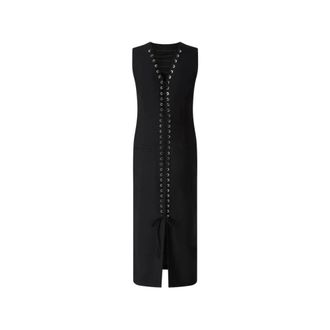 Pinko Pinko, Femme, Robes, Noir, Taille: 42 FR Robes mi-longues