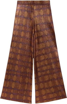 Momoni Femme, Pantalons, Brun, Taille: 40 FR Anselmo Knit Pantalons