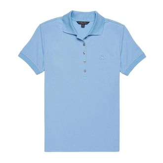 Brooks Brothers Supima-Baumwoll-Stretch-Piqu&eacute;-Poloshirt - - Tops - Damen - Blau - L