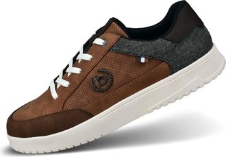 Bugatti Herren Schnürer-323-A0G09-cognac/Dark Grey,44