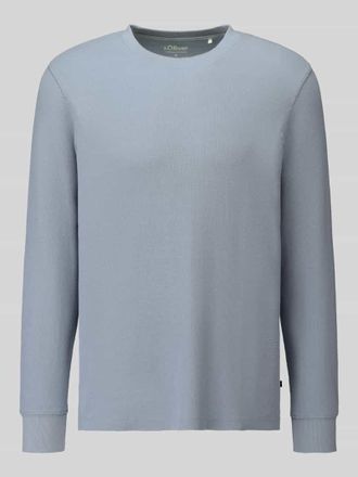 s.Oliver Red Label Regular Fit Langarmshirt aus reiner Baumwolle