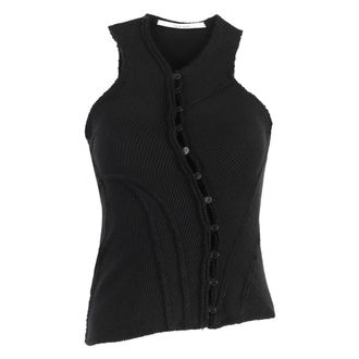 Talia Byre Cotton Tank Top - - Tops - Damen - Schwarzk - XS