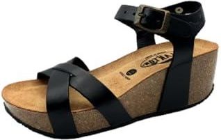 Plakton SANDALES SO FI NOIR (noir, Syst&egrave;me Taille Chaussures EU, Adulte, Femme, Num&eacute;rique, Moyen, 40)