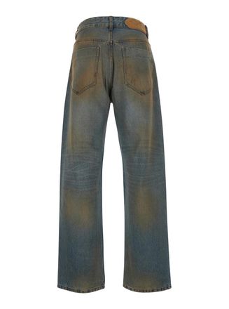 Jacquemus Mens Jeans Le De-Nimes Berger Grey Cotton