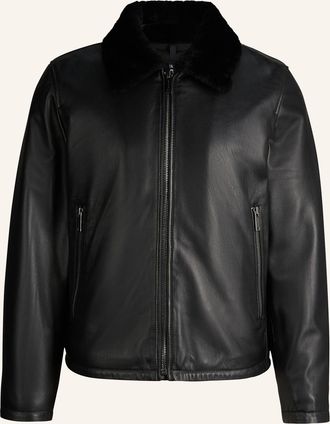 Strellson Lederjacke schwarz