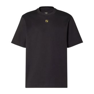 Fendi T-Shirt - - Tops - Herren - Schwarzk - S