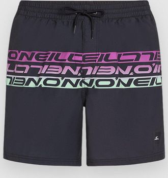 O'Neill Cali Stripe 16 Boardshorts prp upside down clean