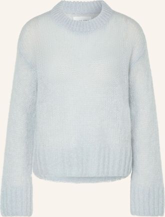 Part Two Mohair-Pullover Sillepw blau