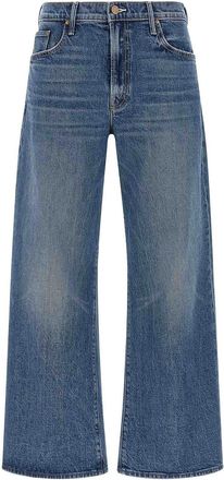 Mother Straight Leg Jeans - Blau