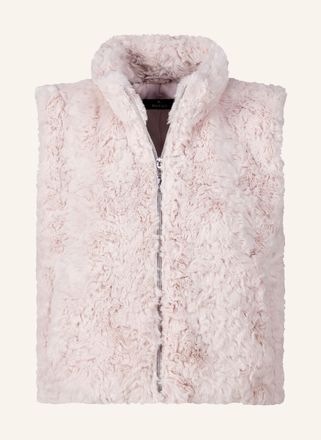 Monari Monari Kunstfell-Weste rosa