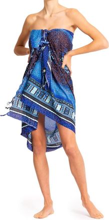 Panasiam Sarong Maoi 02, 250x113cm, blue tones