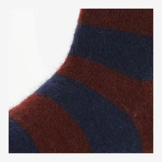 ANT45 Mens Sacramento Mohair Blend Socks Bordeaux