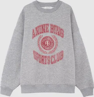 Anine Bing Sweatshirt Miles Collegiate Grey