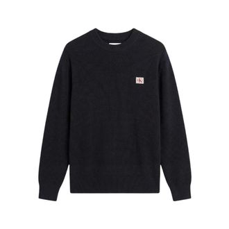 Calvin Klein Jeans Lv04Rc309G Pullover mit Rundhalsausschnitt - - Knitwear - Herren - Blau - L