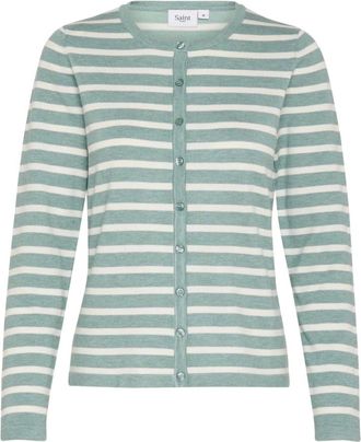 Saint Tropez Femme, Pulls, Bleu, Taille: 38 FR MilaSZ Cardigan