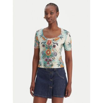 Just Cavalli T-Shirt 80PAHE02 CJ112 Bunt Slim Fit