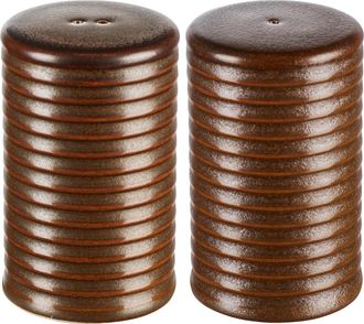 ASA Selection ASA [W0725] Salz-/ Pfeffersteuer Set, Brown kitchenart braun D. 4,1 cm, H. 6,5 cm