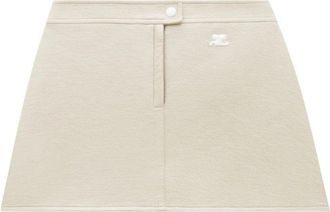 Courr&egrave;ges Reedition Vinyl Mini Skirt