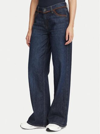 Guess Jeans W6BA0Y D1793 Dunkelblau Wide Leg