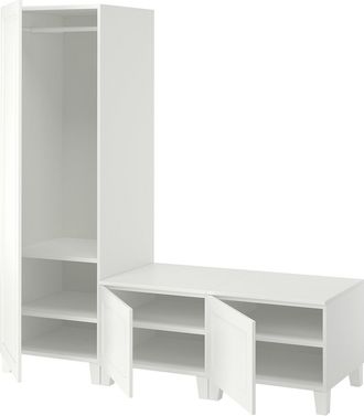 IKEA PLATSA Kleiderschrank mit 3 T&uuml;ren