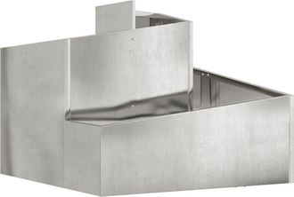 vidaXL Cache-pot de jardin Argent 60 x 60 x 50 cm Acier galvanisé Vidaxl