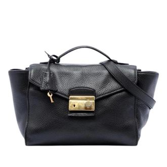 Prada Pre-owned Vintage Satchel - Femme - Pre-owned - Noir - Taille: ONE Size