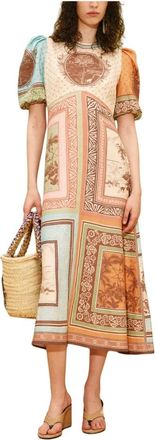 Alemais Femme, Robes, Multicolore, Taille: 38 FR Midi Robes