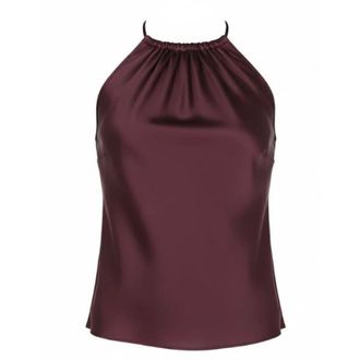 Pinko Pinko, Femme, Tops, Rouge, Taille: 40 FR Carota Top