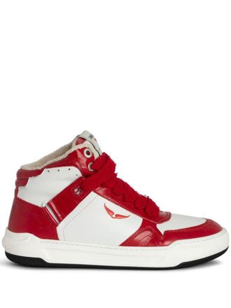 Zadig&Voltaire baskets montantes Wings - Rouge