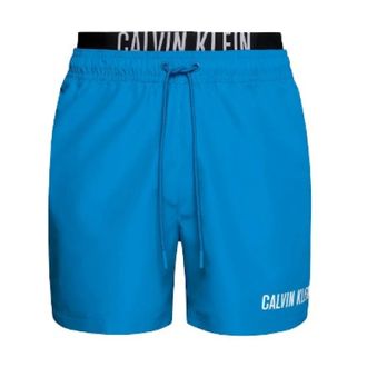 Calvin Klein Homme, Maillots de bain, Bleu, Taille: S Maillot de Bain Bleu &agrave; Double Bande Taille