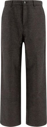 Brain Dead Homme, Pantalons, Noir, Taille: L Wide Pantalons