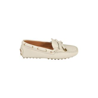 Tod's Femme, Chaussures, Blanc, Taille: 41 EU Chaussures plates
