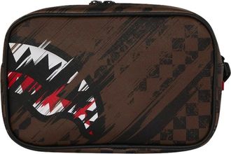 Sprayground Sprayground, Femme, Sacs, Brun, Taille: ONE Size Trousse de Toilette Brique Grunge Macul&eacute;e