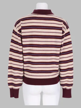 Guest In Residence Striped Cashmere Polo Sweater - Multicolor