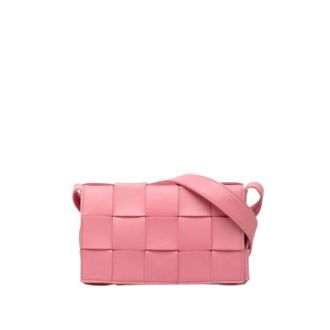Bottega Veneta Sac bandouli&egrave;re Cassette Pre-owned - Femme - Pre-owned - Rose - Taille: ONE Size