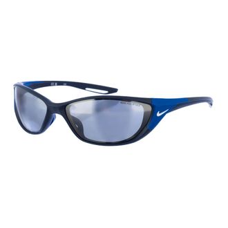 Nike Homme, Accessoires, Bleu, Taille: ONE Size Lunettes de Soleil Sportives Ovales avec Verres Interchangeables