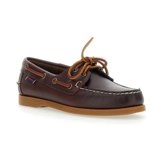 Sebago Femme, Chaussures, Brun, Taille: 39 1/2 EU Docksides Portland Waxed