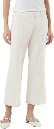 Comma Verk&uuml;rzte Flared Leg Hose aus Baumwollstretch