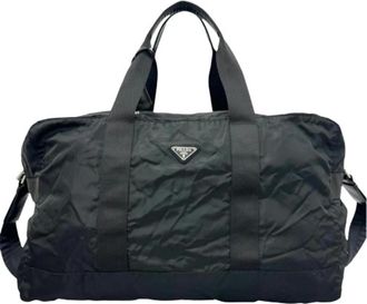 Prada unisex, Pre-owned, Noir, Taille: ONE Size Sac Boston Vintage doccasion