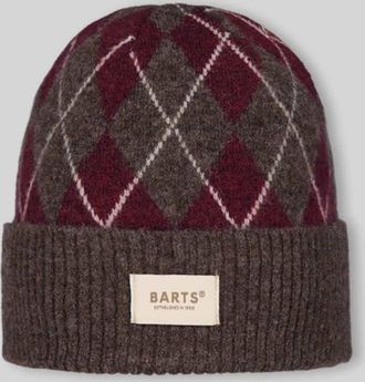 Barts M&uuml;tze mit Label-Patch Modell SEUMAR