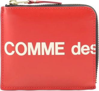 Comme Des Garçons portefeuille à logo imprimé (années 2020) - Rouge