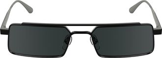 Calvin Klein Unisex Adult Sunglasses CK24111S - Matte Black with Solid Grey Lens