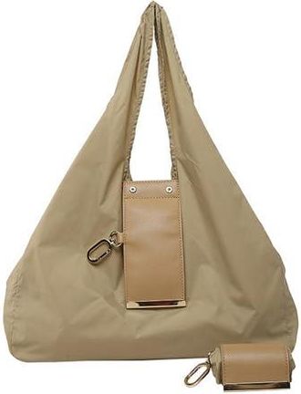 Generic Sac fourre-tout pliable, sac fourre-tout porte-cl&eacute;s - Sacs de courses de grande capacit&eacute; avec porte-cl&eacute;s, sac &agrave; main portable pour les courses quotidi