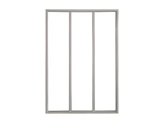 Vente-Unique Atelier-Glaswand - 90 x 105 cm - thermolackiertes Aluminium - Wei&szlig; - Bayview